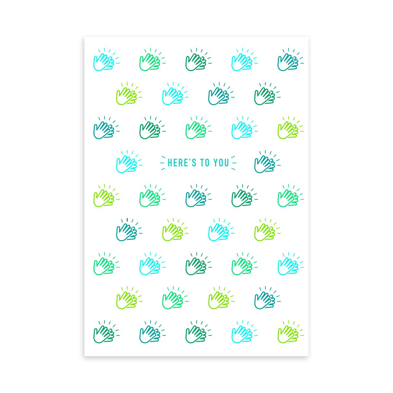 Here's to You & Applause Appreciation Card | Hallmark Business